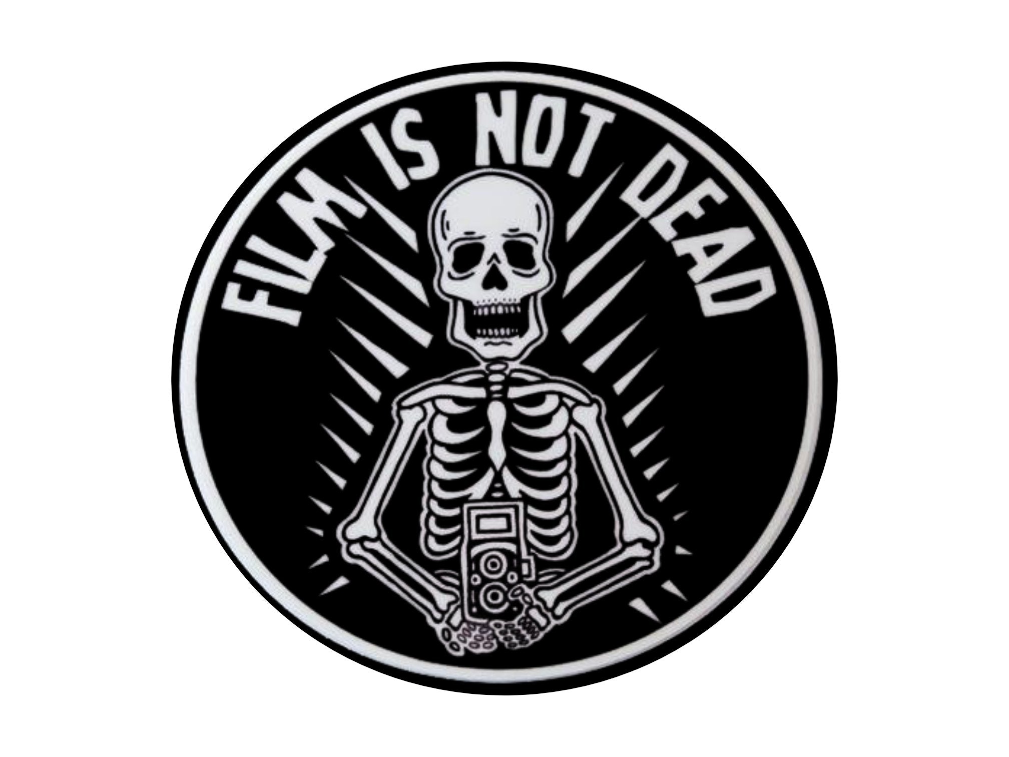 Film Is Not Dead - Film Photography Sticker - Analogue Wonderland
