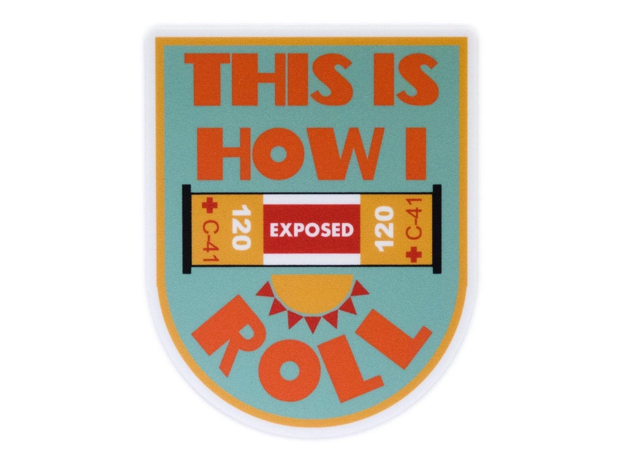 This Is How I Roll - Film Photography Sticker - Analogue Wonderland